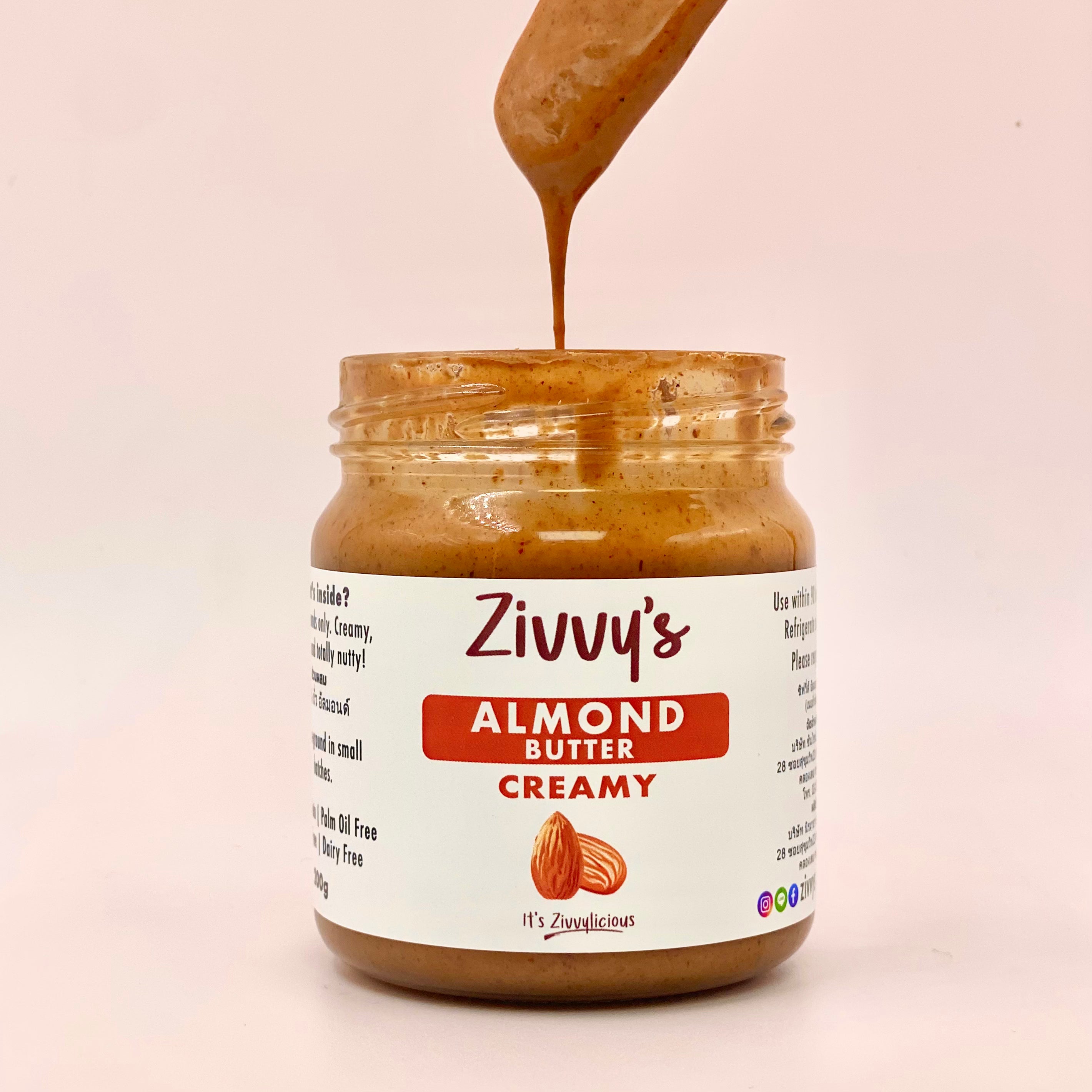 Creamy Almond Butter – Stone-Ground, Roasted Almonds, No Additives | Z ...